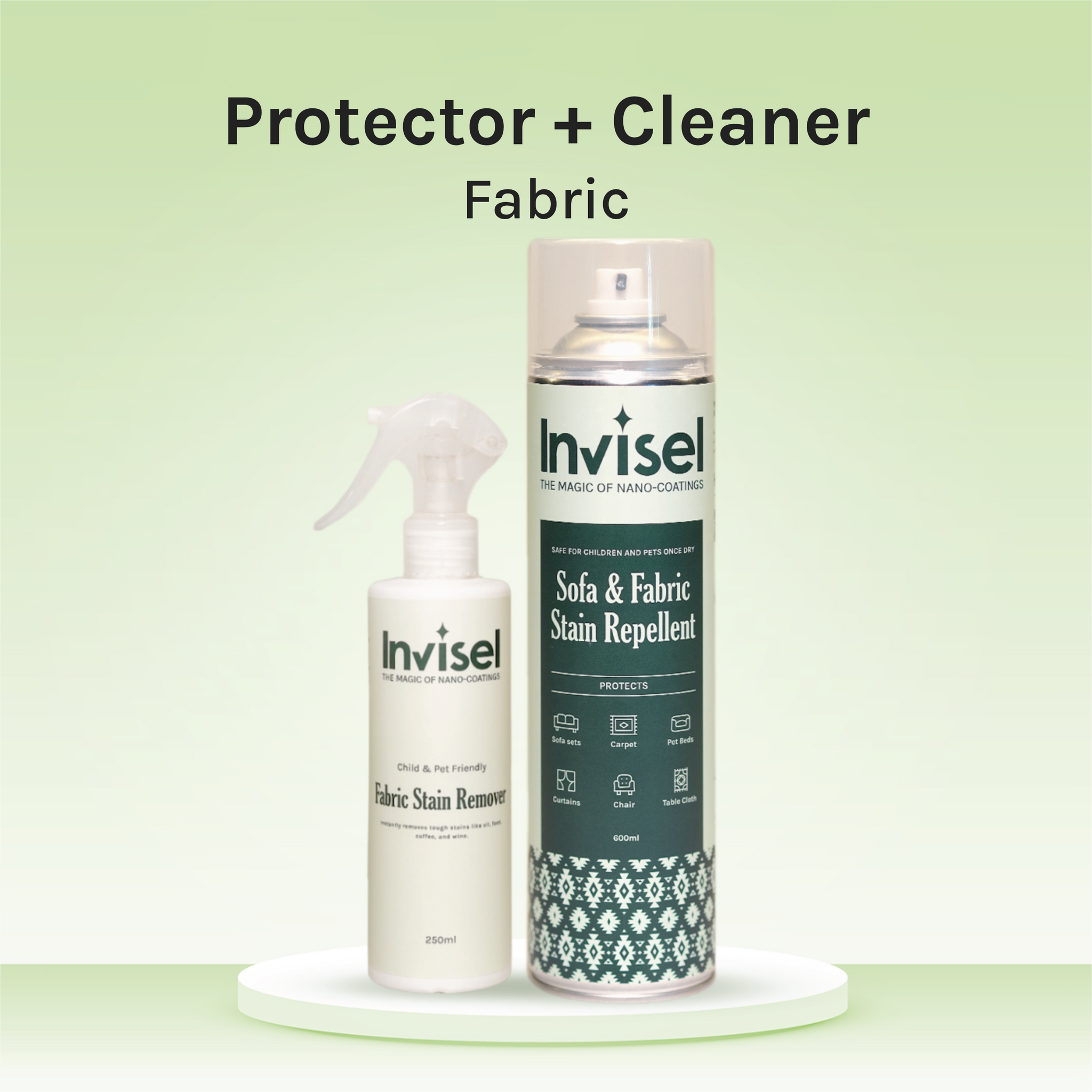 Sofa and Fabric Protector and Fabric Stain Remover Combo